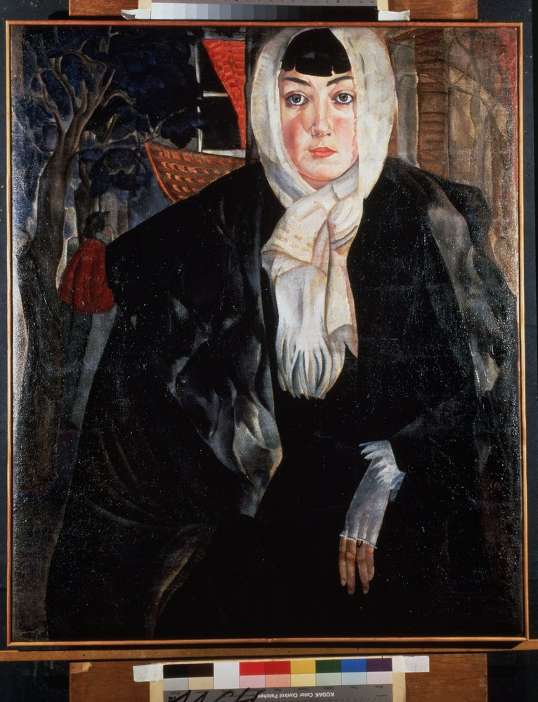 Female Portrait by Boris Dmitrievich Grigoriev