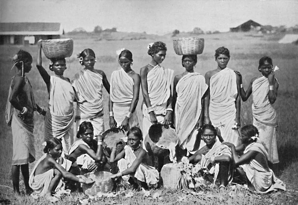 A Group of Kol Girls, 1902 by Bourne and Shepherd
