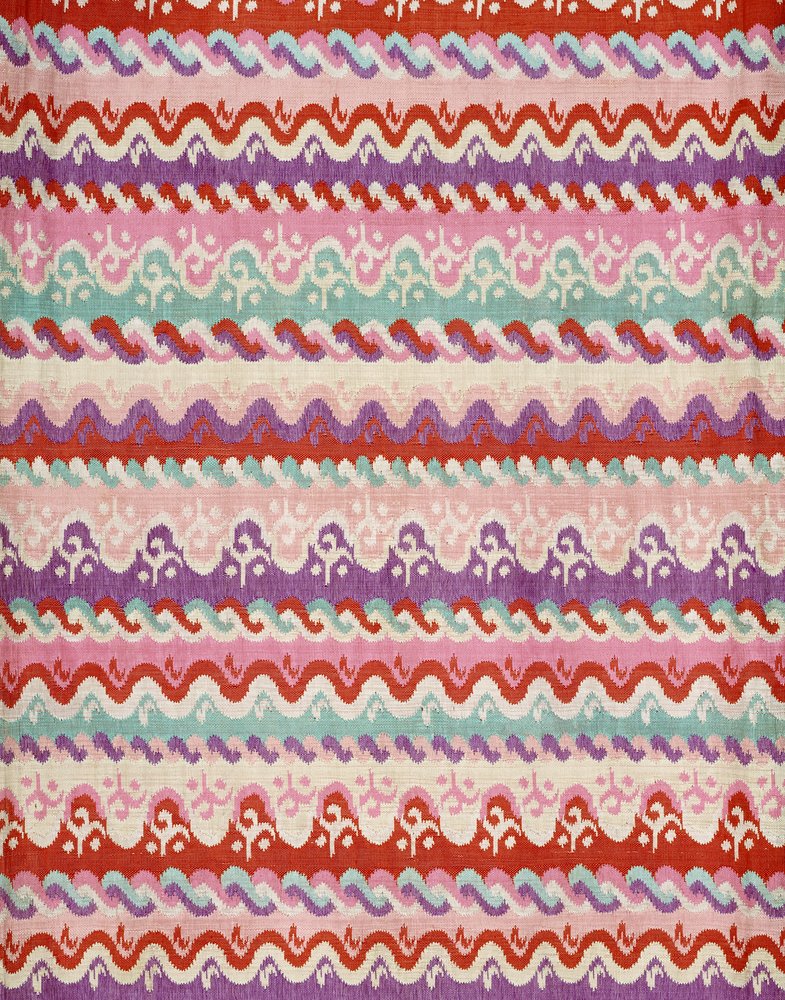 Acheik pattern material by Burmese School: Fine art print