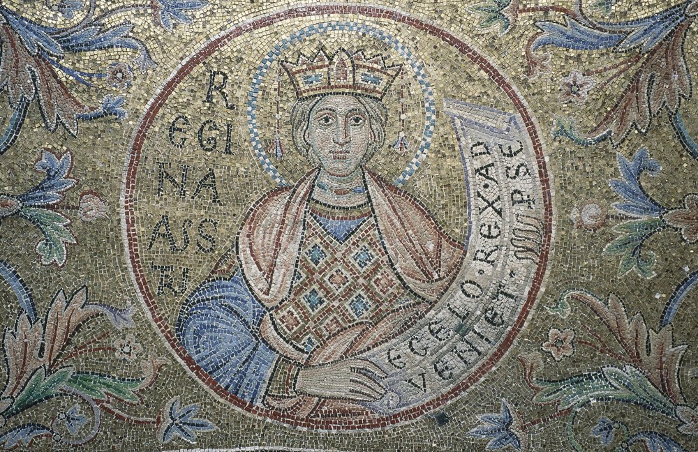 The Queen of Sheba (detail) by Byzantine Byzantine