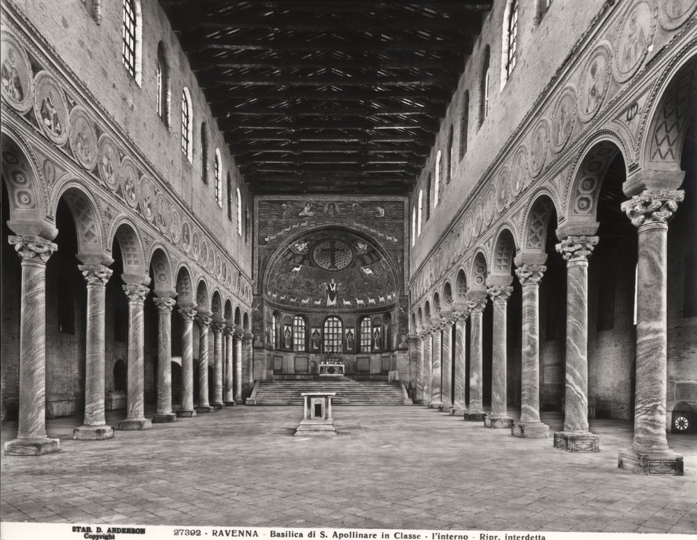 Interior View of the Nave and Apse by Byzantine School