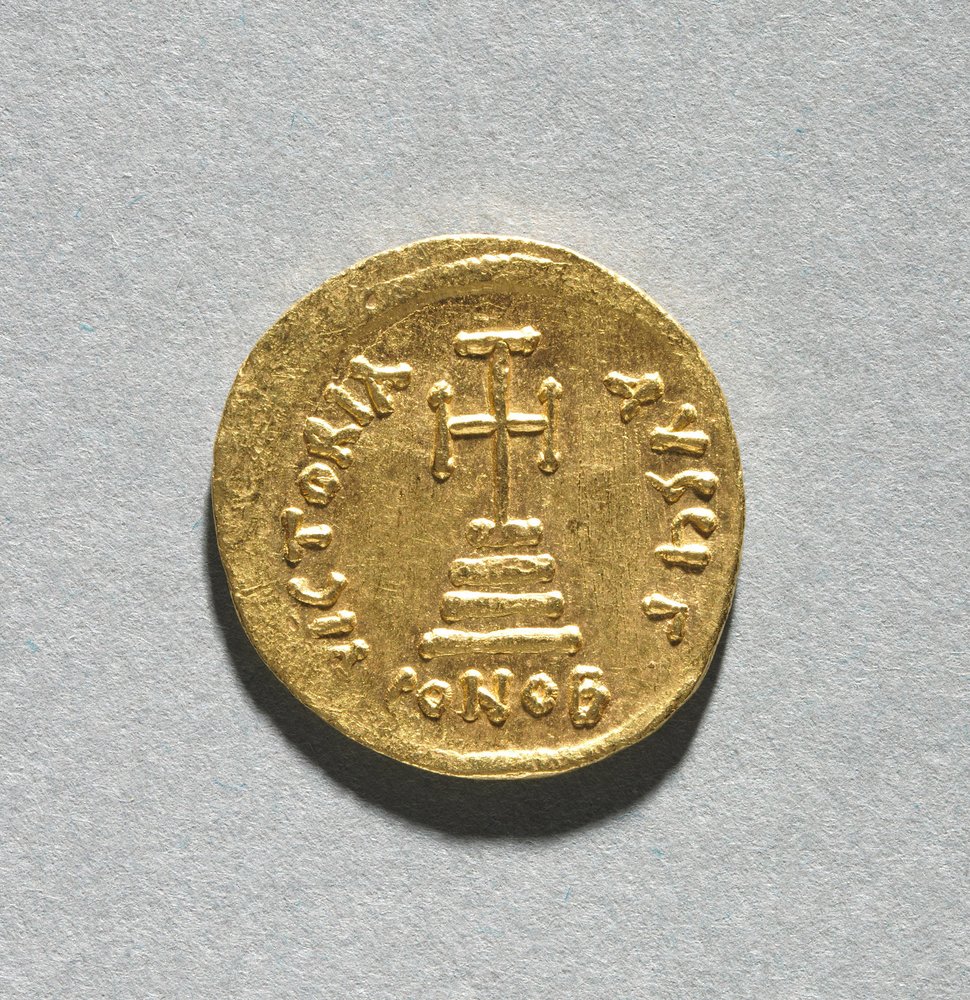 Solidus with Heraclius and his Son Heraclius Constantine