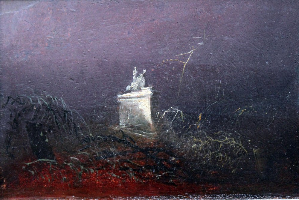 Gravestone by Carl Blechen: Highest-quality art reproduction