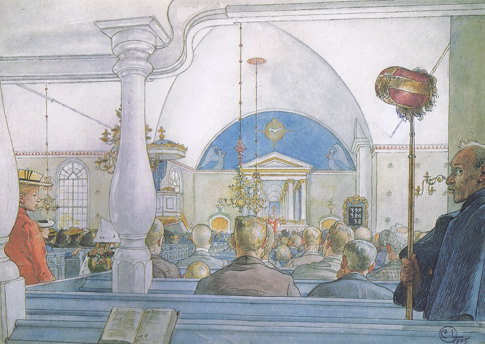Our church at Sundborn by Carl Larsson: Buy fine art print