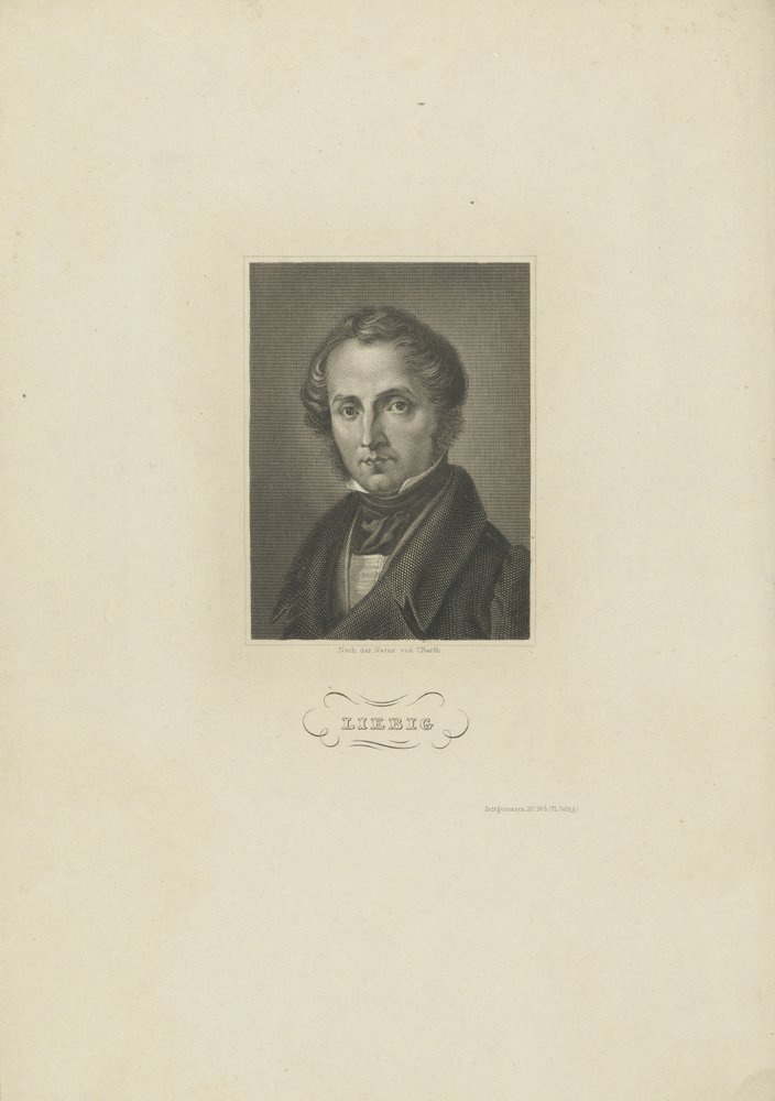 Portrait of the chemist Justus von Liebig by Carl Barth