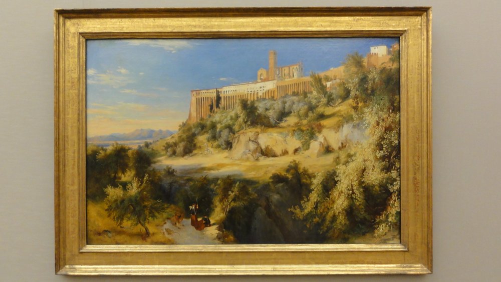 View of Assisi by Carl Blechen: Premium art reproduction