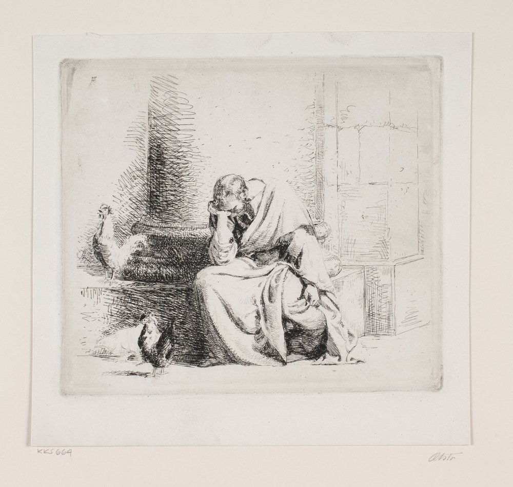 The Penitent Peter by Carl Bloch: Buy fine art print