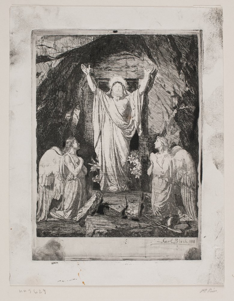 The Resurrection of Christ by Carl Bloch: Fine art print