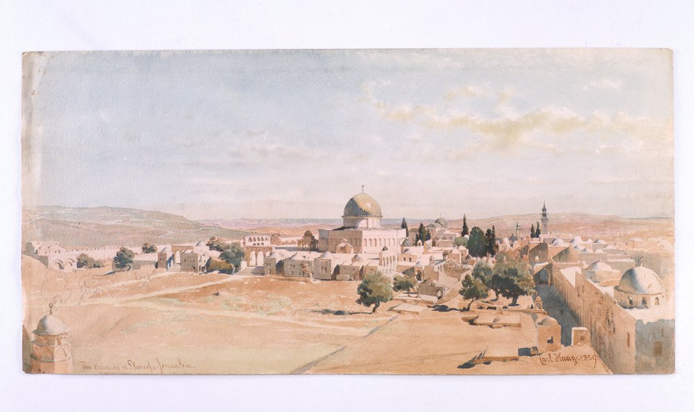 The Haraam es Shereef, Jerusalem by Carl Haag