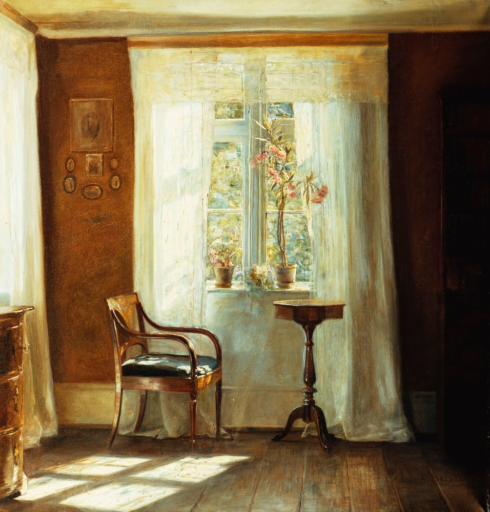 The Artist's Home at Lyngby by Carl Holsoe: Fine art print