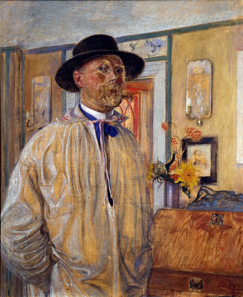 Self-Portrait by Carl Larsson: Buy fine art print