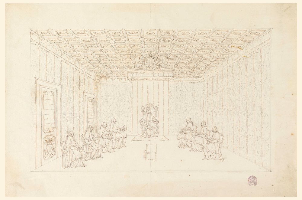 Pope Benedict XIV in a Consistory with Cardinals, 1740–58