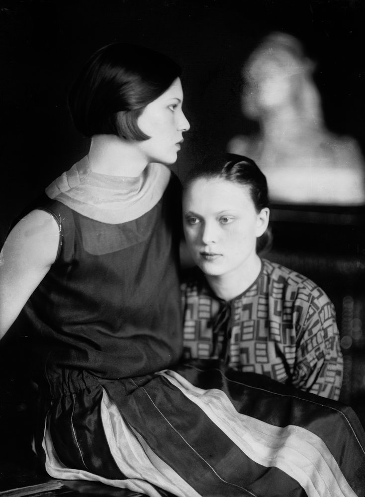 Portrait of Wanda and Marion Wulz, Trieste by Carlo Wulz