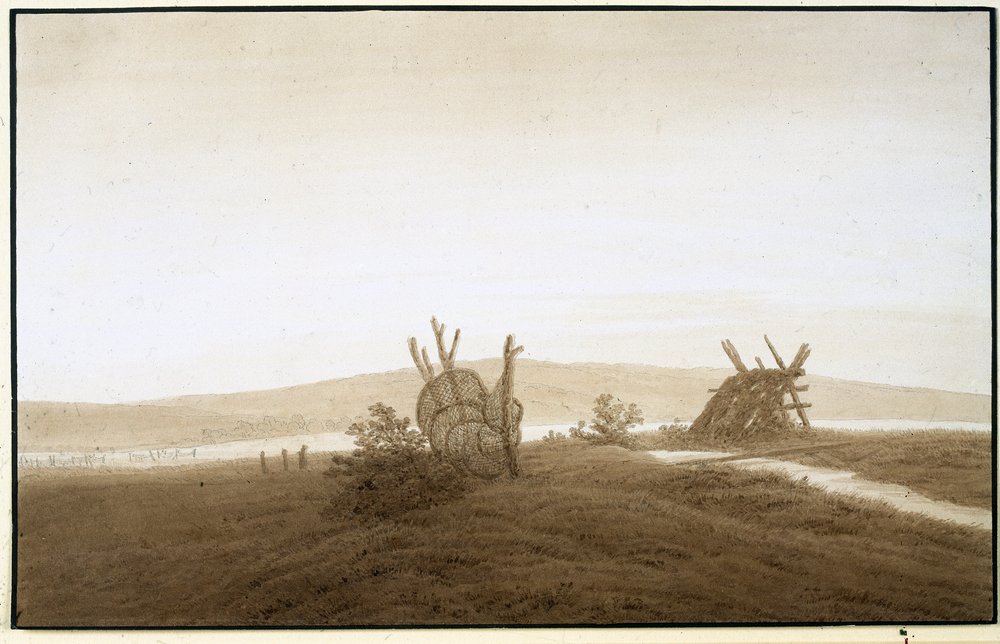 Tollense Lake, circa 1806 by Caspar David Friedrich