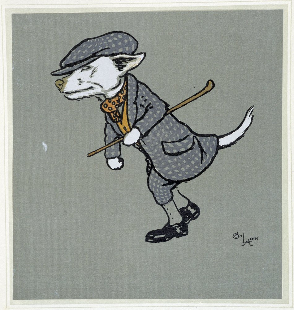 White Fox, Gentleman - in 'Merry Party', ill. by Cecil Aldin, ed ...