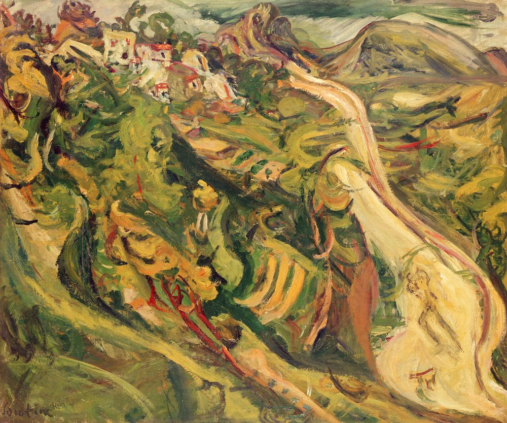 Landscape - The Road, 1922 by Chaim Soutine