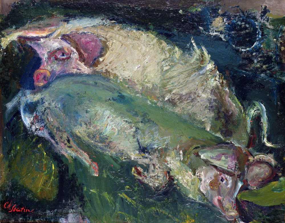 Pigs by Chaim Soutine: Highest-quality art reproduction