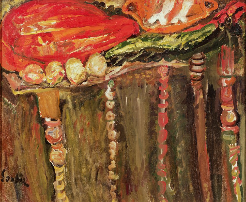 Still Life with a Piece of Raw Meat by Chaim Soutine
