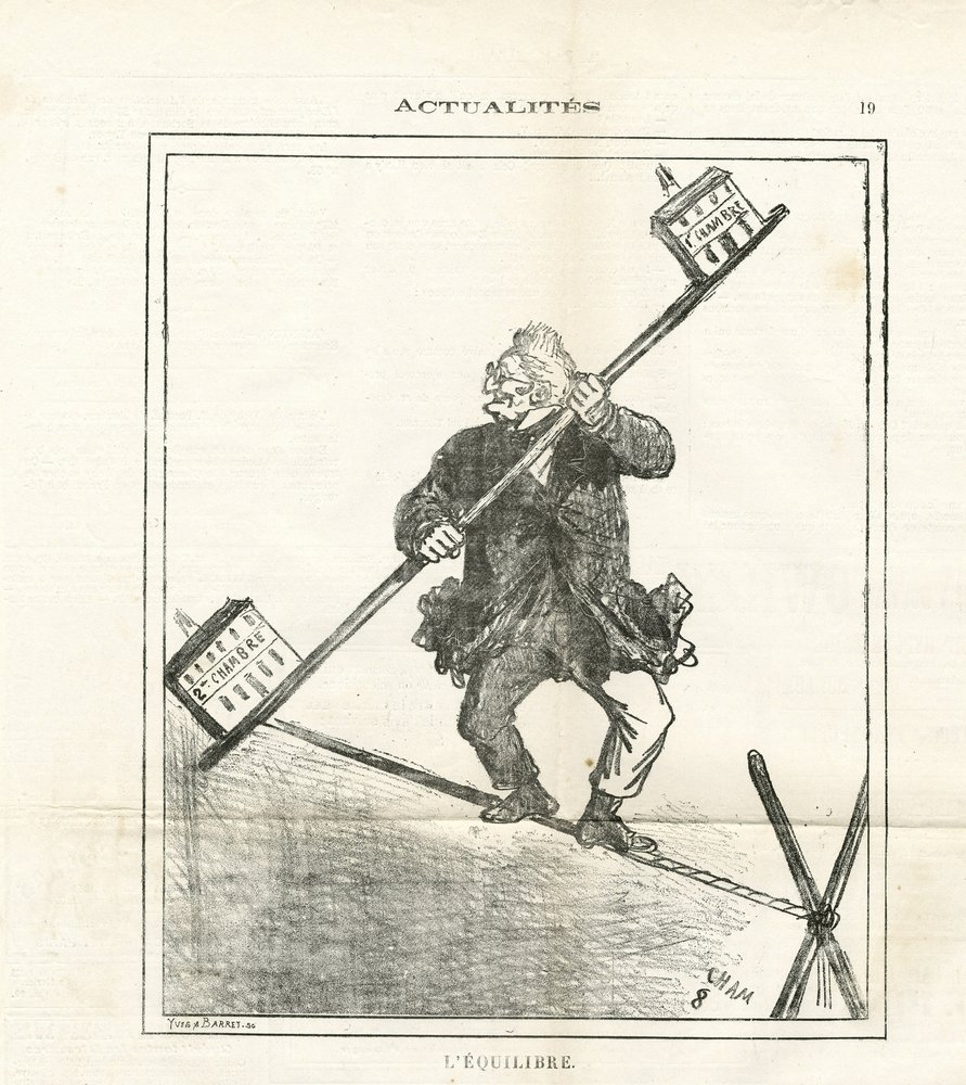 Illustration of Cham (1819-1879) in Le Charivari