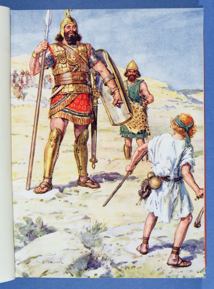 'The Philistine Arose and Came, and Drew Nigh to Meet David ...