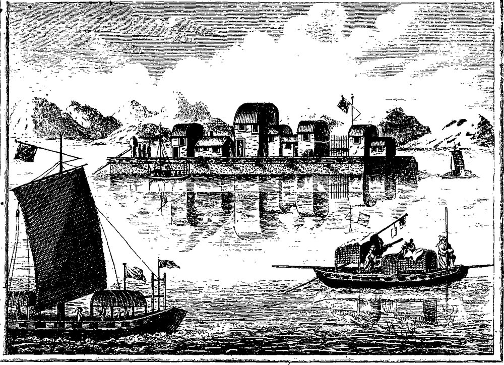 Fleuron from Book: A New and Complete System of Geography. Containing a ...