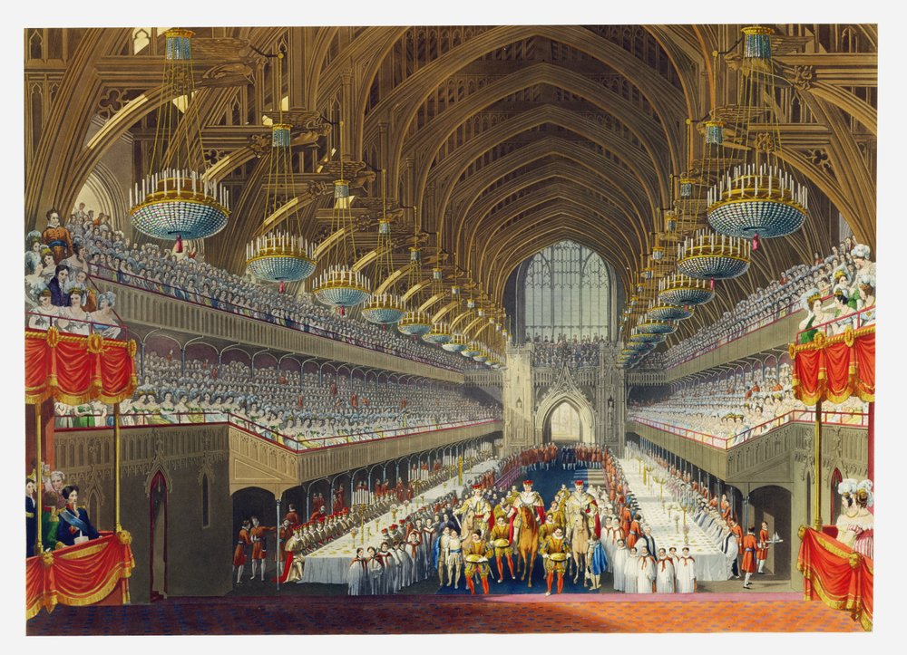 The Royal Banquet, First Course, from an Album Celebrating the ...