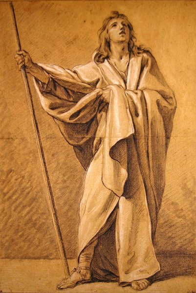 Study of Saint Roch by Charles-Michel-Ange Challe