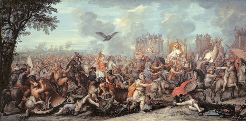Death of a Persian General by Charles (after) Le Brun