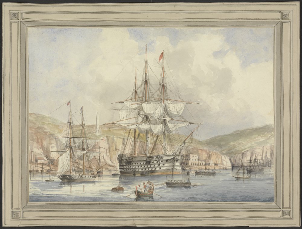 View at Malta by Charles Andrew Dyce: Buy fine art print