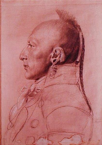 Portrait of a Chief of the Little Osages, c.1807