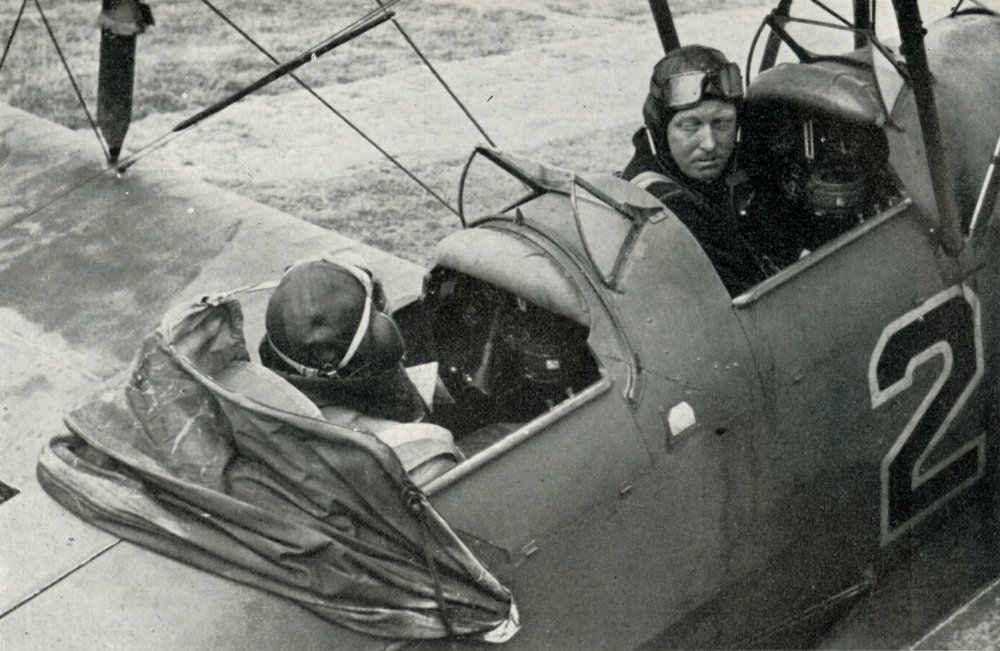 RAF pilot learning to fly during the Second World War, 1941