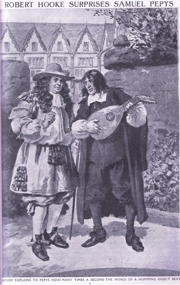 Robert Hooke Surprises Samuel Pepys by Charles Edmund Brock