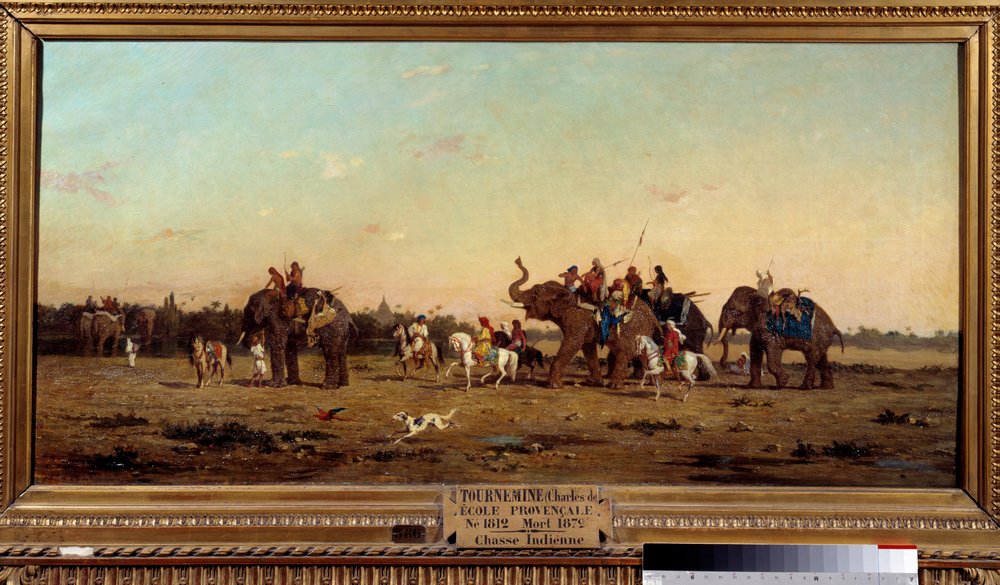 Indian Hunting by Charles-Émile de Tournemine