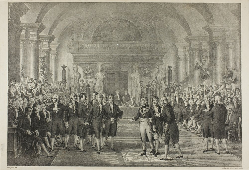 Napoleon in the Chamber of Deputies, from the Political and Military ...