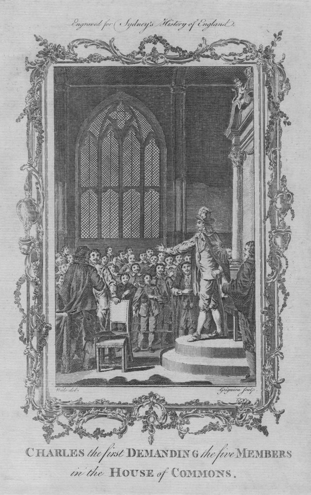 Charles I Demanding the Five Members in the House of Commons