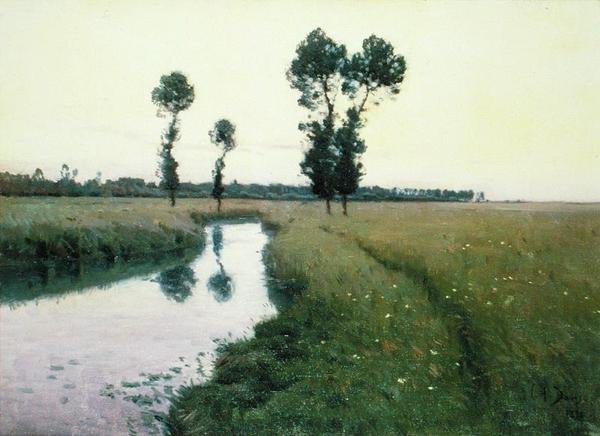 The Path Along the River by Charles Harold Davis