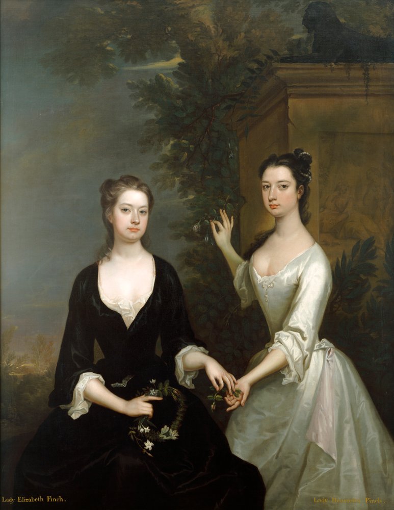 Lady Elizabeth and Lady Henrietta Finch, c. 1730-1731