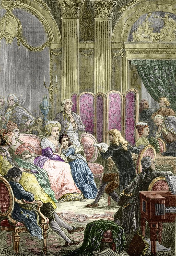 The Salon of Suzanne Curchod and Madame Necker