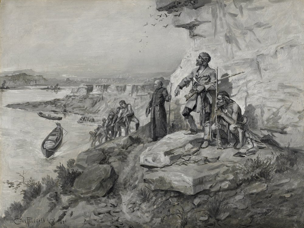 Voyagers, 1898 by Charles Marion Russell: Fine art print