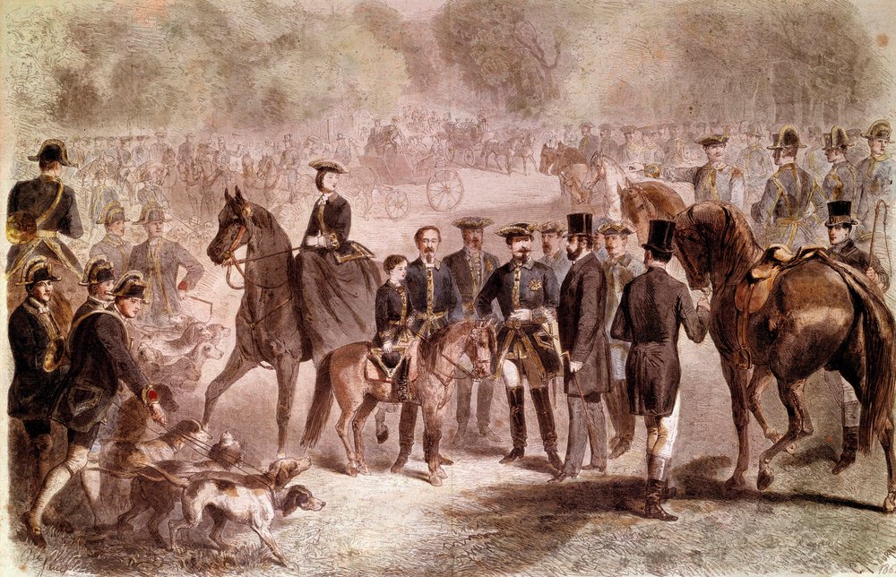 Napoleon III: The hunting appointment at the King's Well near the ...