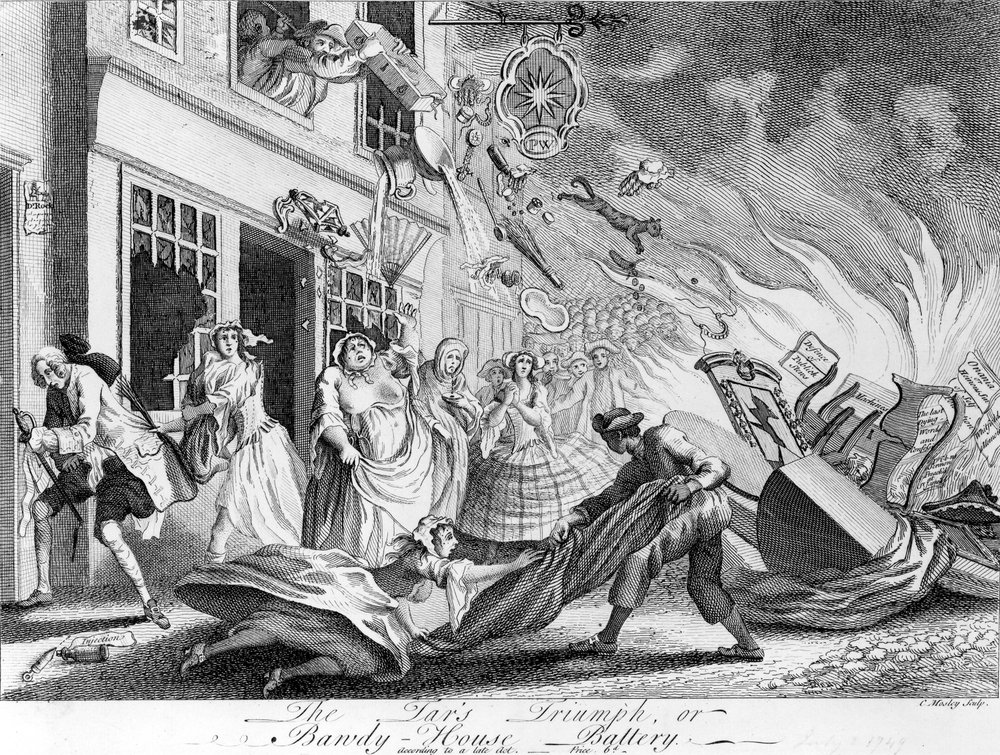The Tar's Triumph or Bawdy-House Battery by Charles Mosley