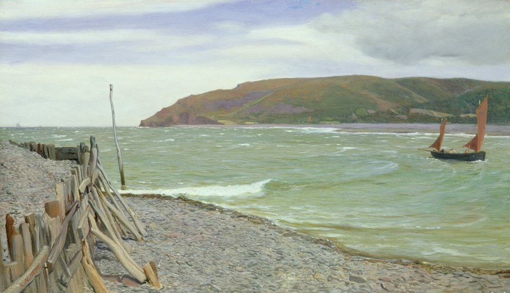 Porlock Bay, 1891 by Charles Napier Hemy: Fine art print
