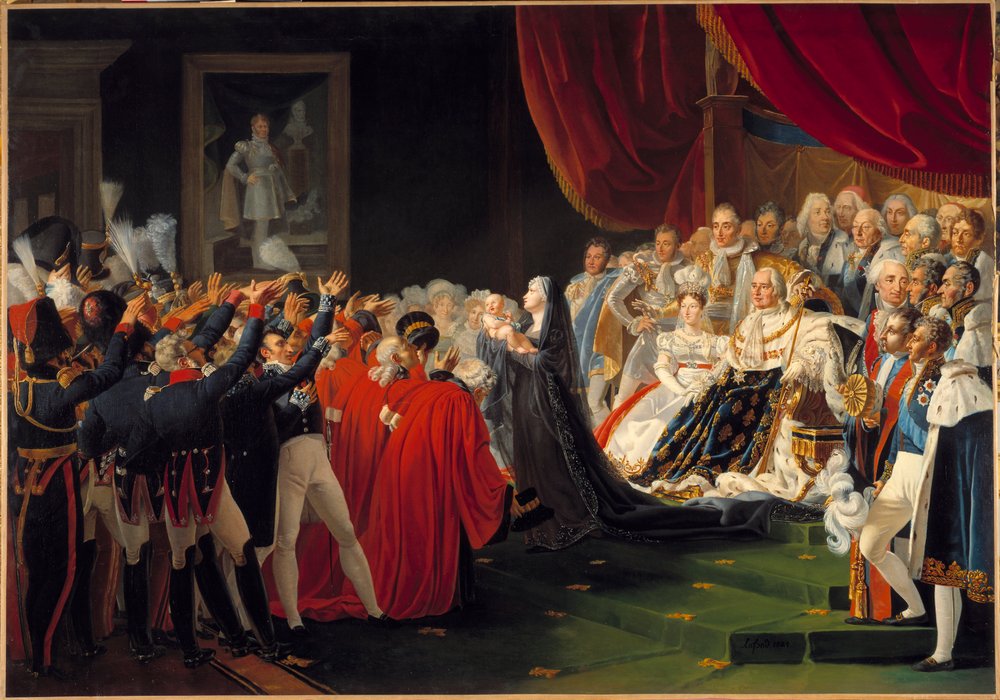 The Duchess of Berry Presenting Her Son the Duke of Bordeaux to the ...