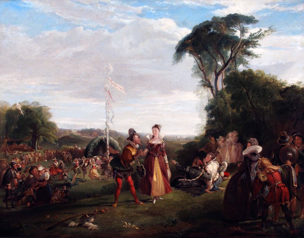 May Day in Queen Elizabeth's Time by Charles Robert Leslie