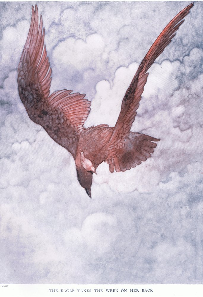 The Eagle takes the Wren on her back by Charles Robinson