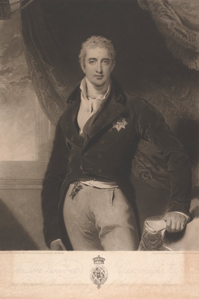 Lord Viscount Castlereagh by Charles Turner