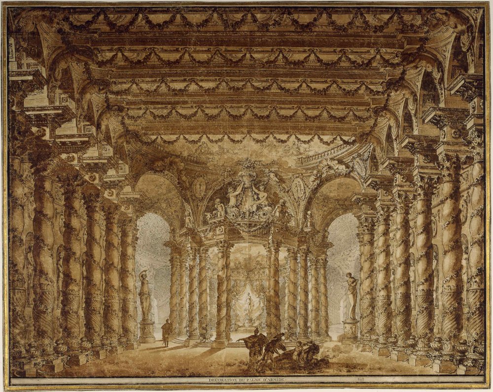 Stage Design for the Opera Armide by Jean-Baptiste Lully