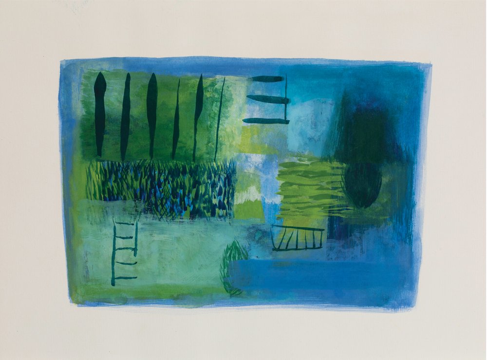 Blue Garden, 2003 by Ching Fun Tso: Premium art reproduction