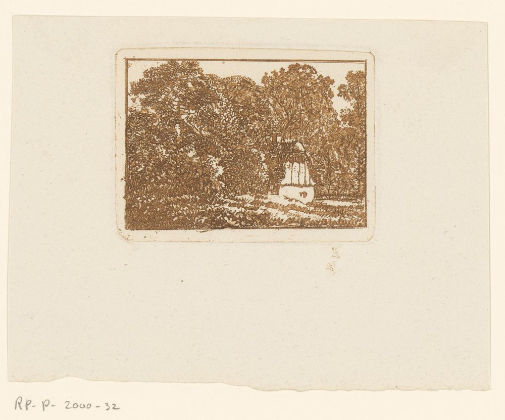 Peasant Hut in Forest by Christoph Nathe: Fine art print