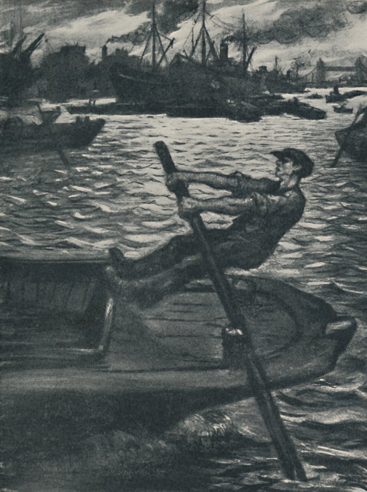 The Bargee by Christopher Richard Wynne Nevinson